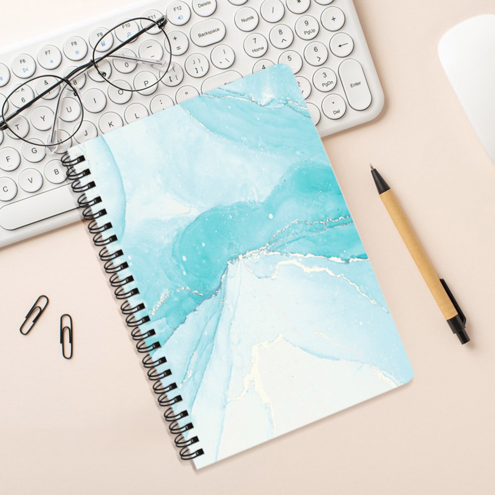 cpengpj Clearance A5 Coil Book Horizontal Line Notepad Notebook Wind ...