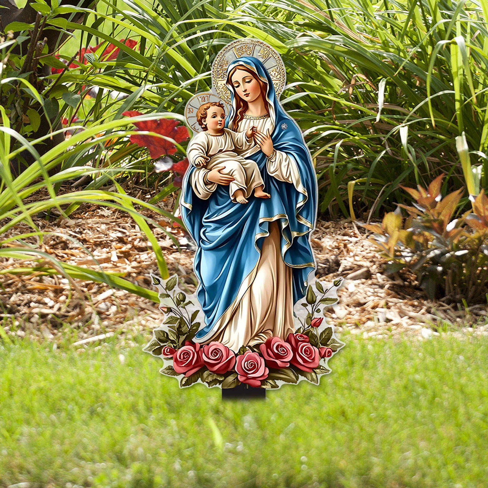 cpengpj Acrylic Garden Pile of Mother's Day Mother and Child Flower Pot ...