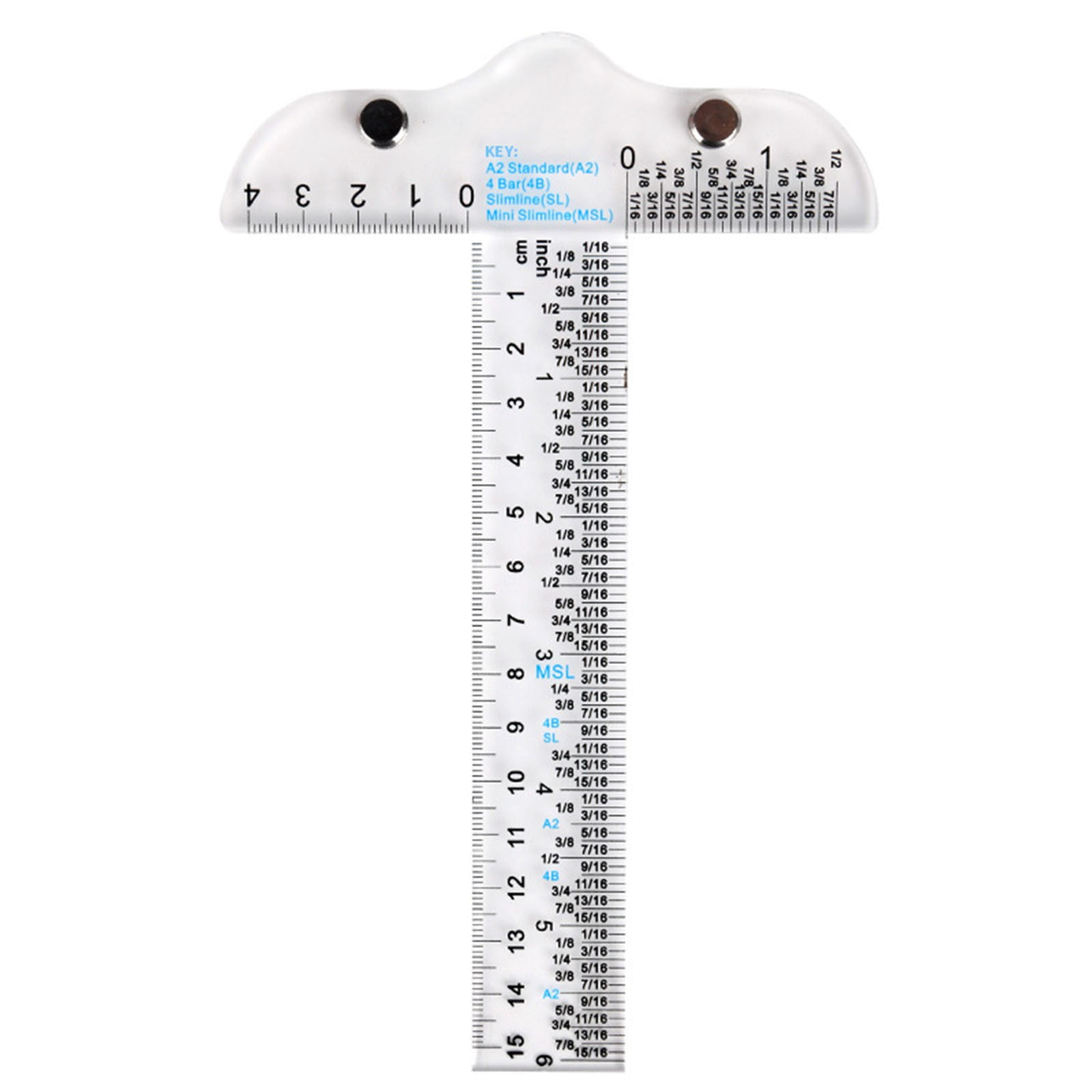 cpengpj Clearance Acrylic T Square Ruler Multi Sized T Square ...