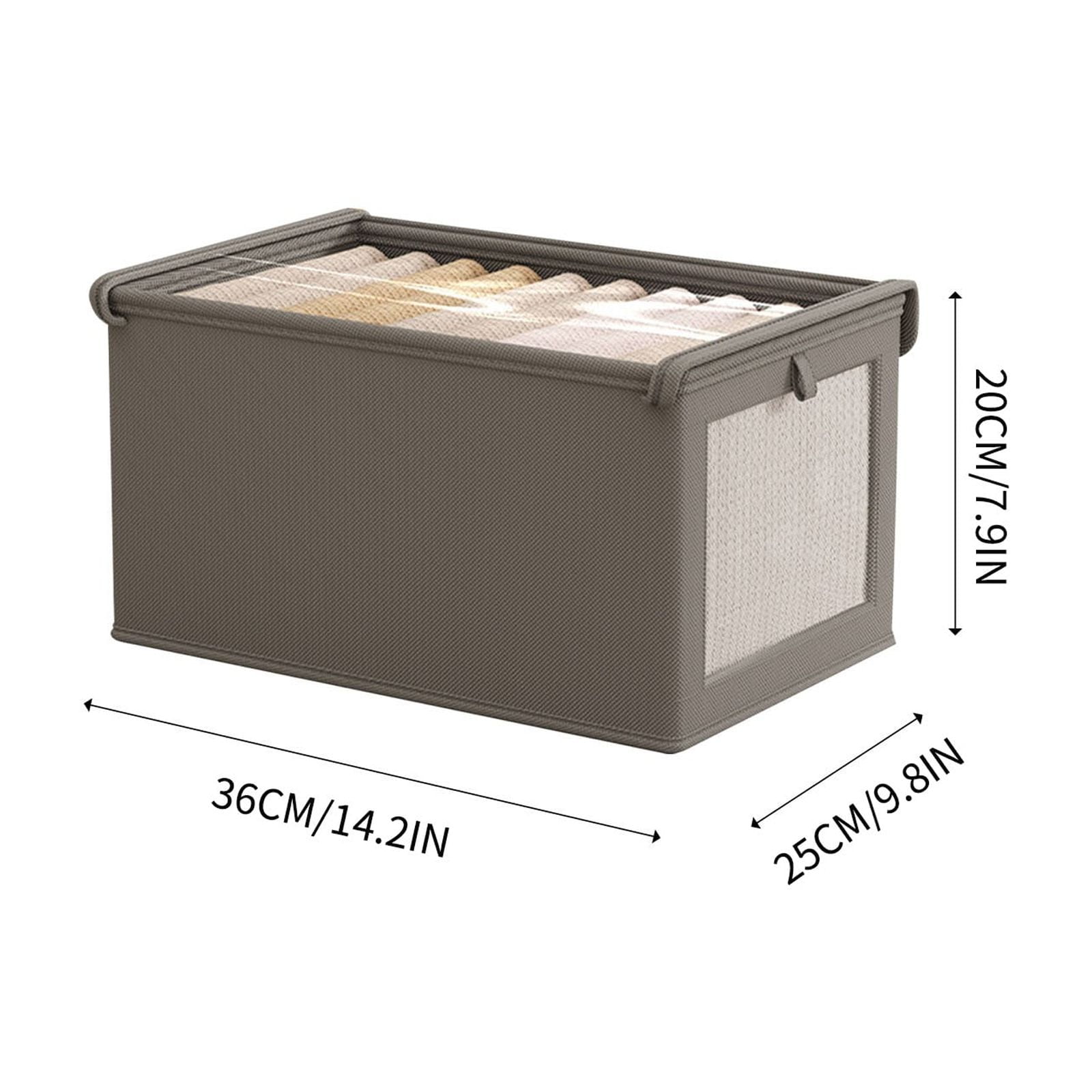 cpengpj Clearance Clothes Storage Bins, Stackable Storage Box, Foldable ...