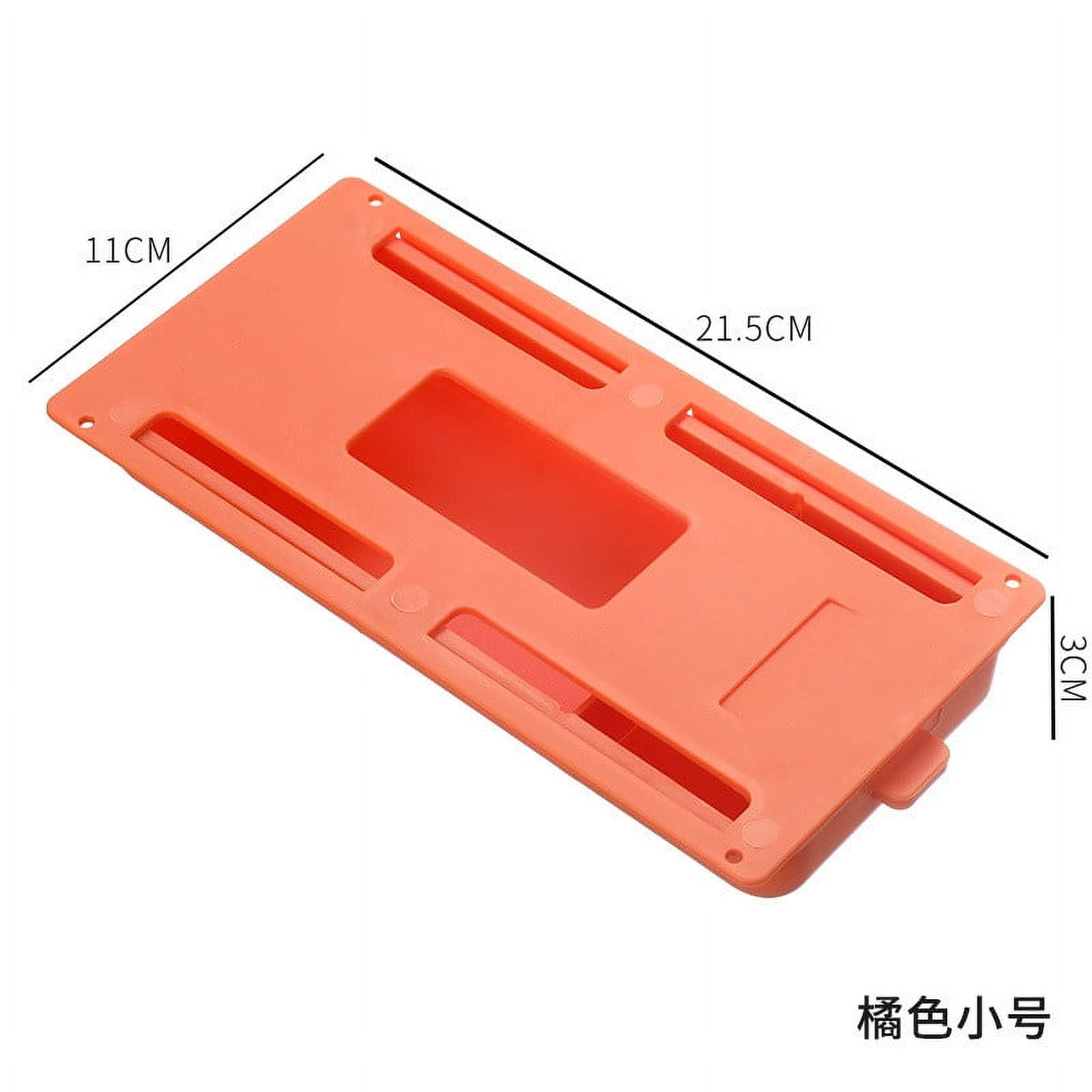 cpengpj Hidden Under Table Desk Drawer Storage Organizer, Self-Adhesive ...