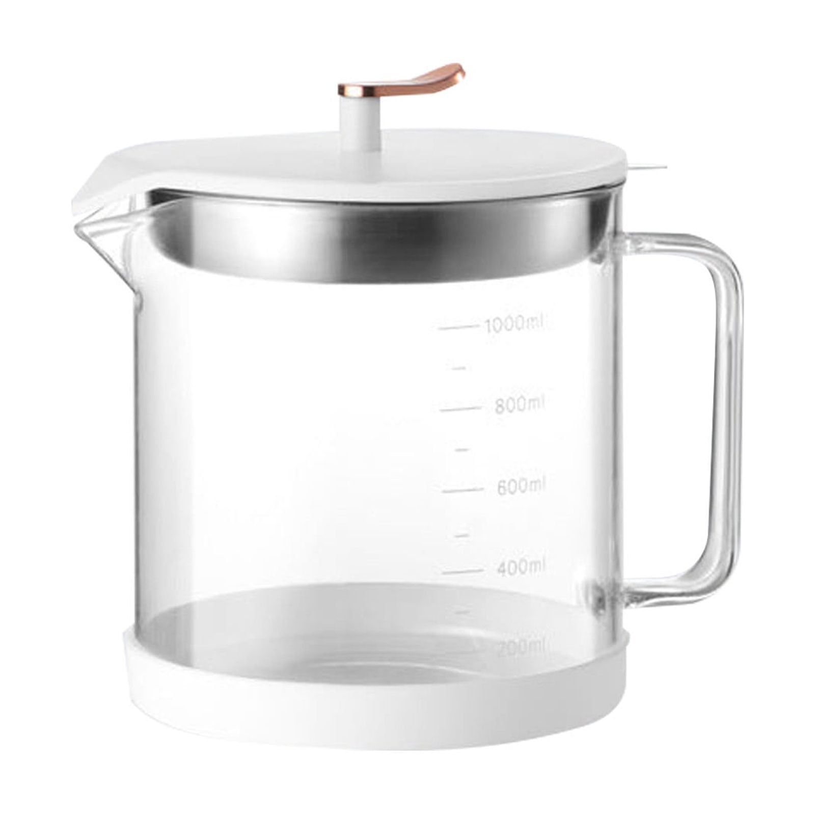 cpengpj Kitchen Oil Filter Pot Vessel, Large Capacity Oil Storage Pot ...