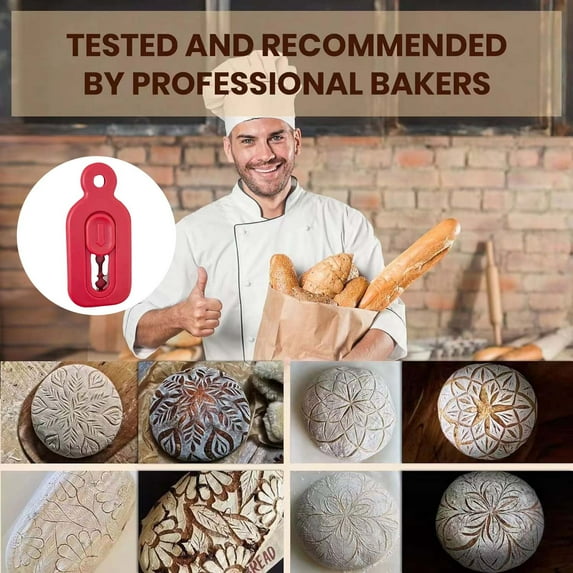 cpengpj New Kitchen Premium Hand Crafted Bread Lame for Dough Scoring ...