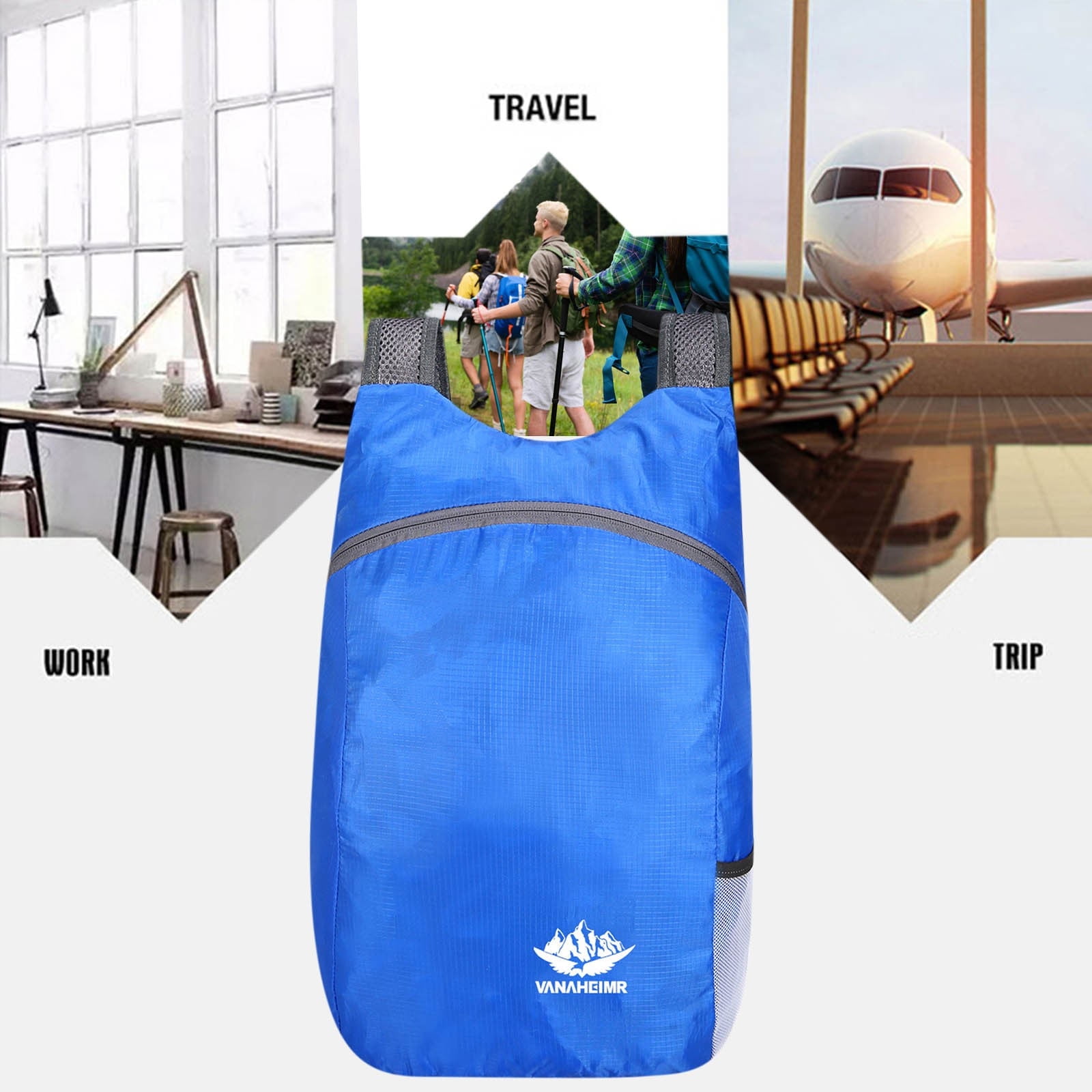 cpengpj Ultra Lightweight Hiking Backpack, Packable Small Backpacks ...