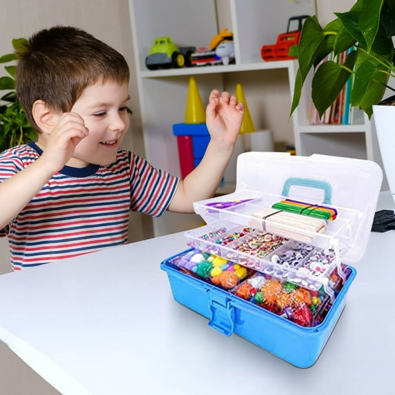 cpengpj DIY Tote Box Set for Kids, Educational Craft Storage Box with ...