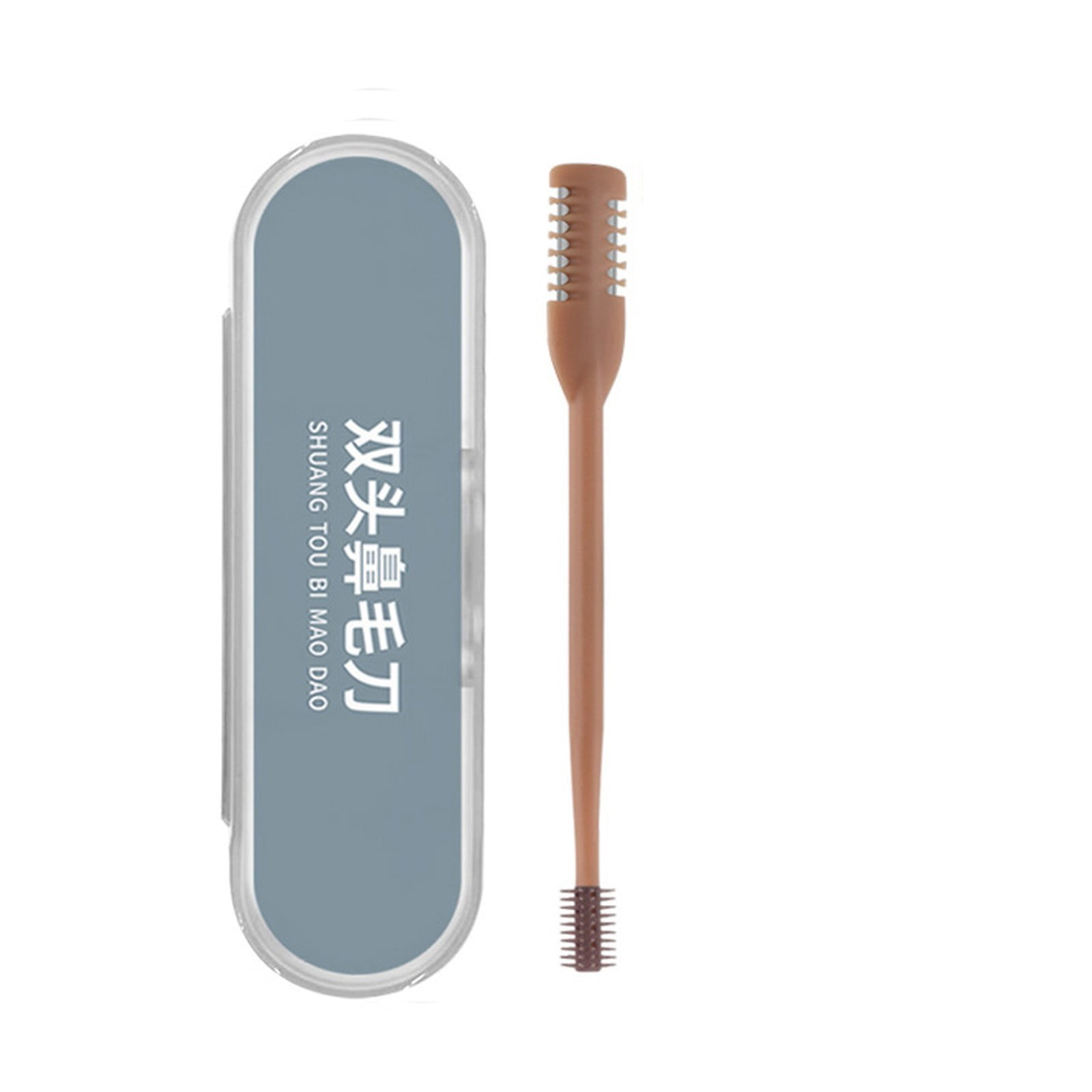 cpengpj Double Sided Stainless Steel Nose Hair Trimmer with Soft ...