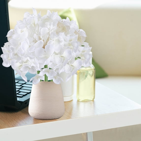 cpengpj Fade-Resistant Hydrangea Artificial Flower 1-Pack,Real-Looking ...