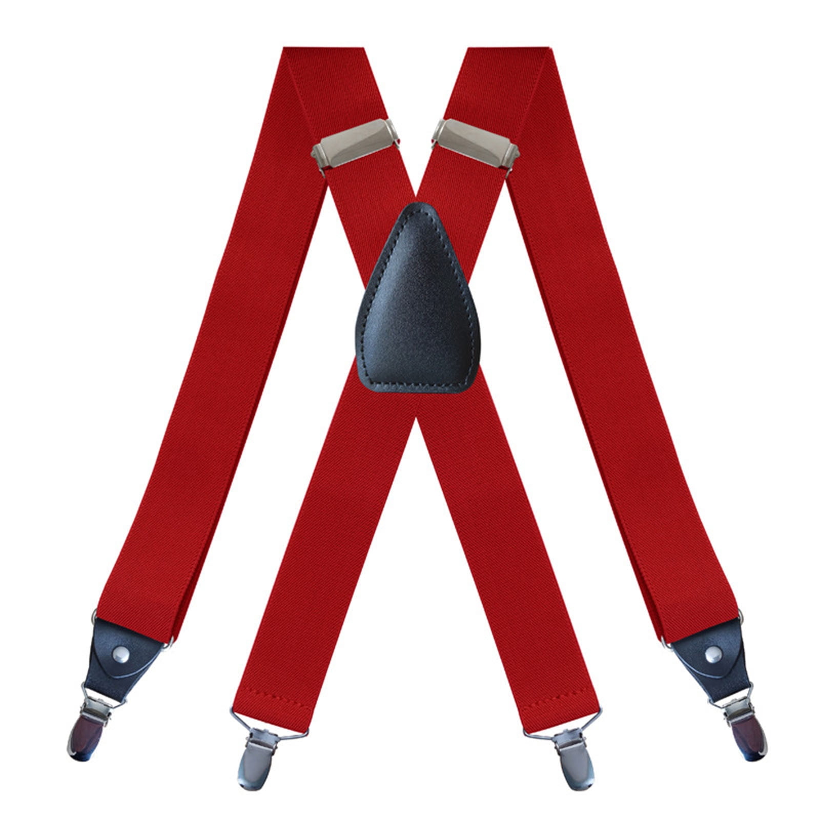 cpengpj Men's Adjustable Elastic Suspenders with X-Type Clip, 3.5cm ...