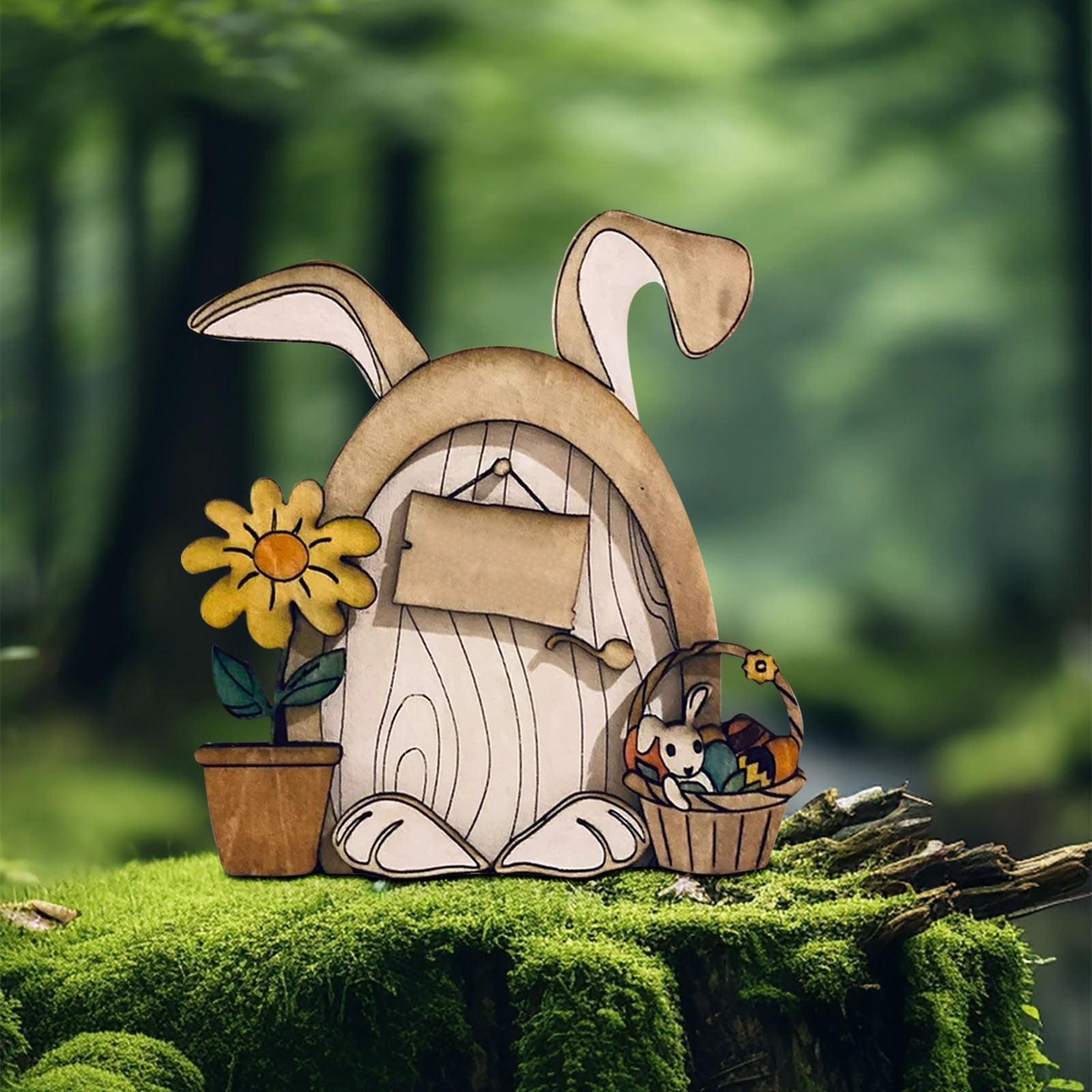 cpengpj Mini Door Decor, Children's Tale - Inspired Wooden Art, For ...