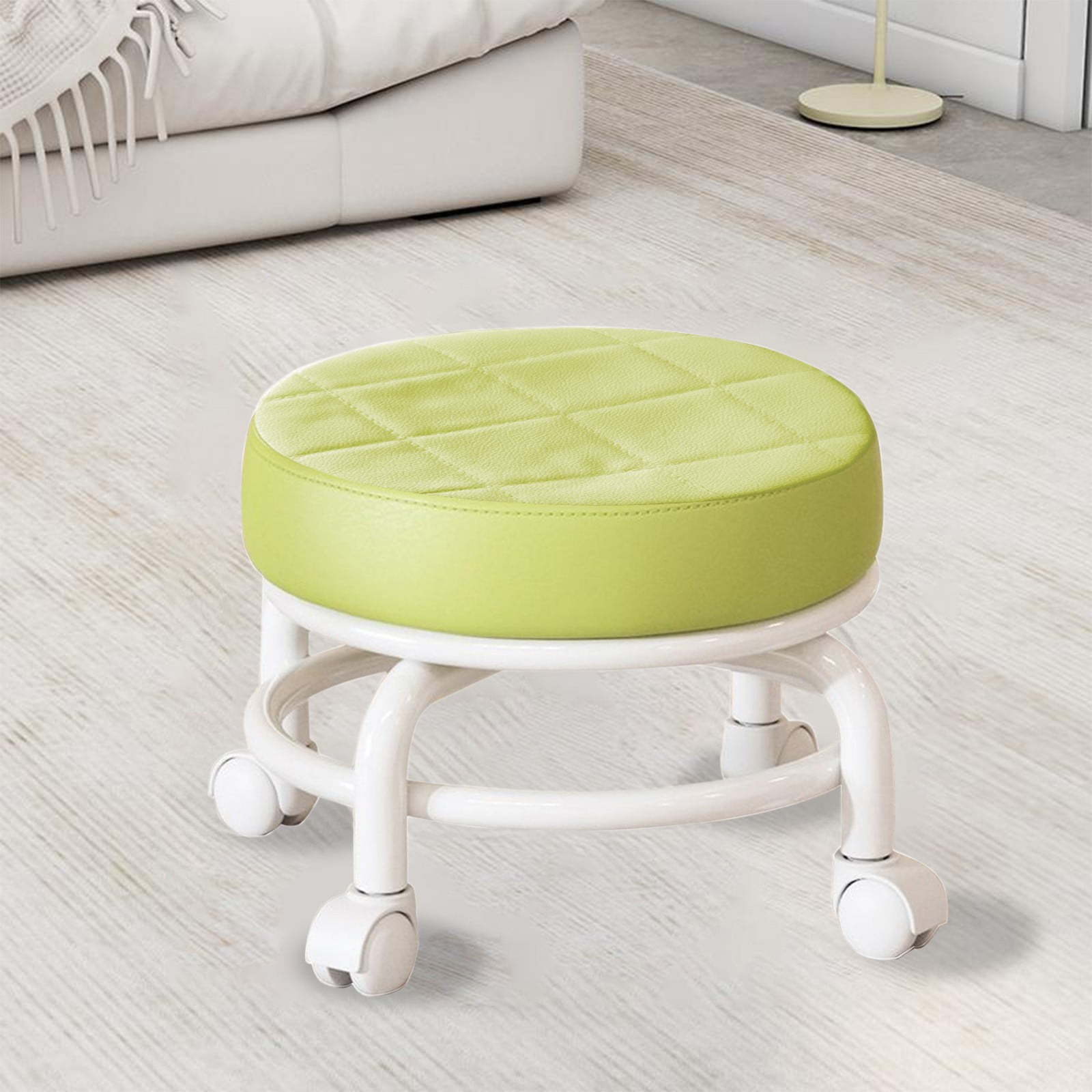 cpengpj Multifunctional Wheeled Low Stool with Universal Wheels for ...