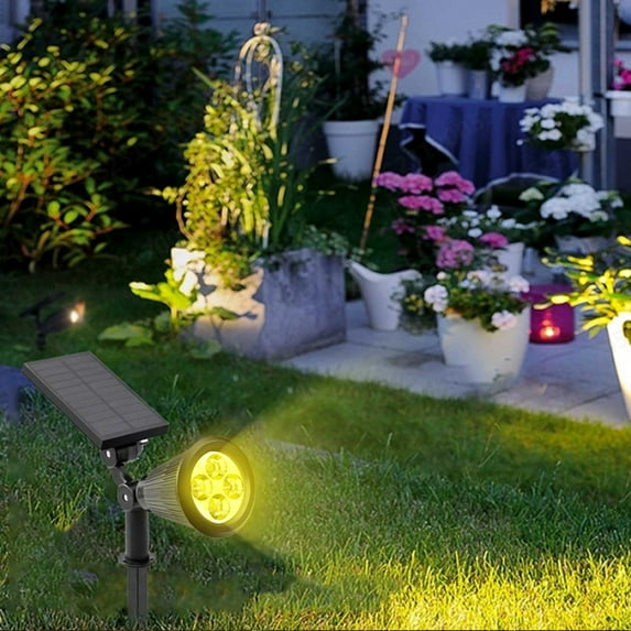 cpengpj Patio Furniture Set 4LED Solar Outdoor Lights, 150 Lumens ...