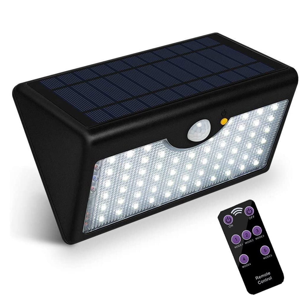 cpengpj Patio Furniture Set 60 LED Solar Motion Sensor Light, Aluminum ...