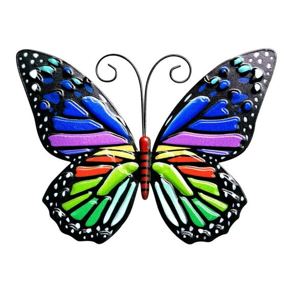 cpengpj Patio Furniture Set Lifelike Butterfly Metal Garden Art Outdoor ...