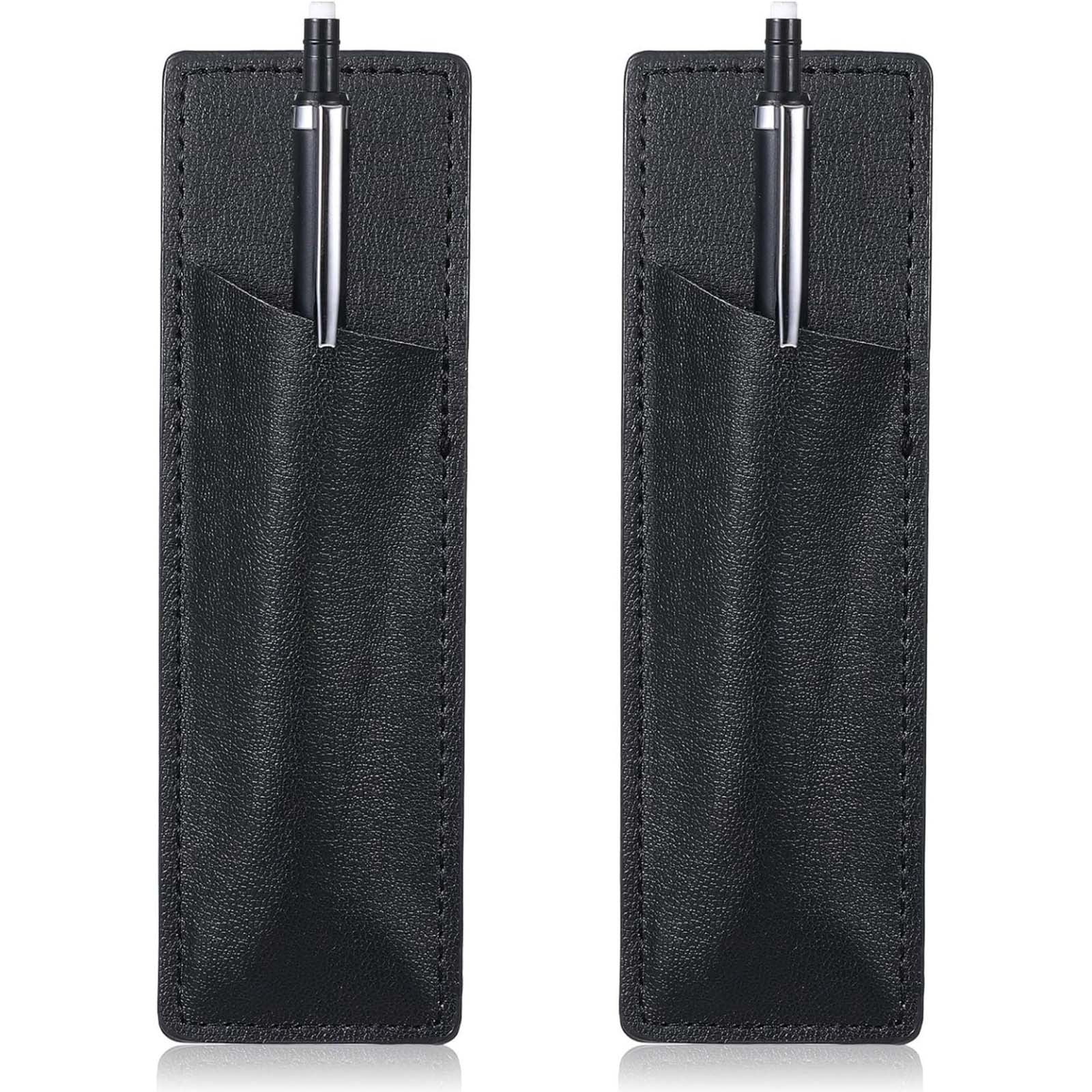 cpengpj Strong Magnetism Refrigerator Pen Pouch 2-Pack,Faux Leather ...
