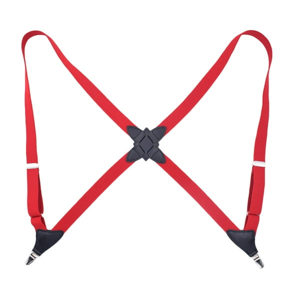 cpengpj Unisex Adjustable Suspenders 2.5cm Elastic Clip-on Belt ...