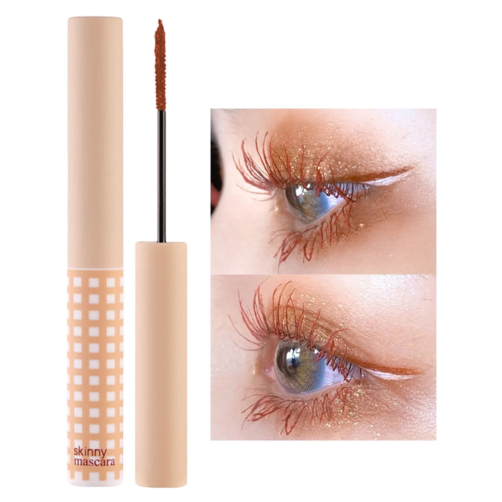 cptfadh 4D Slender Mascara Thin Brush Head Waterproof Anti Dizzy Makeup ...