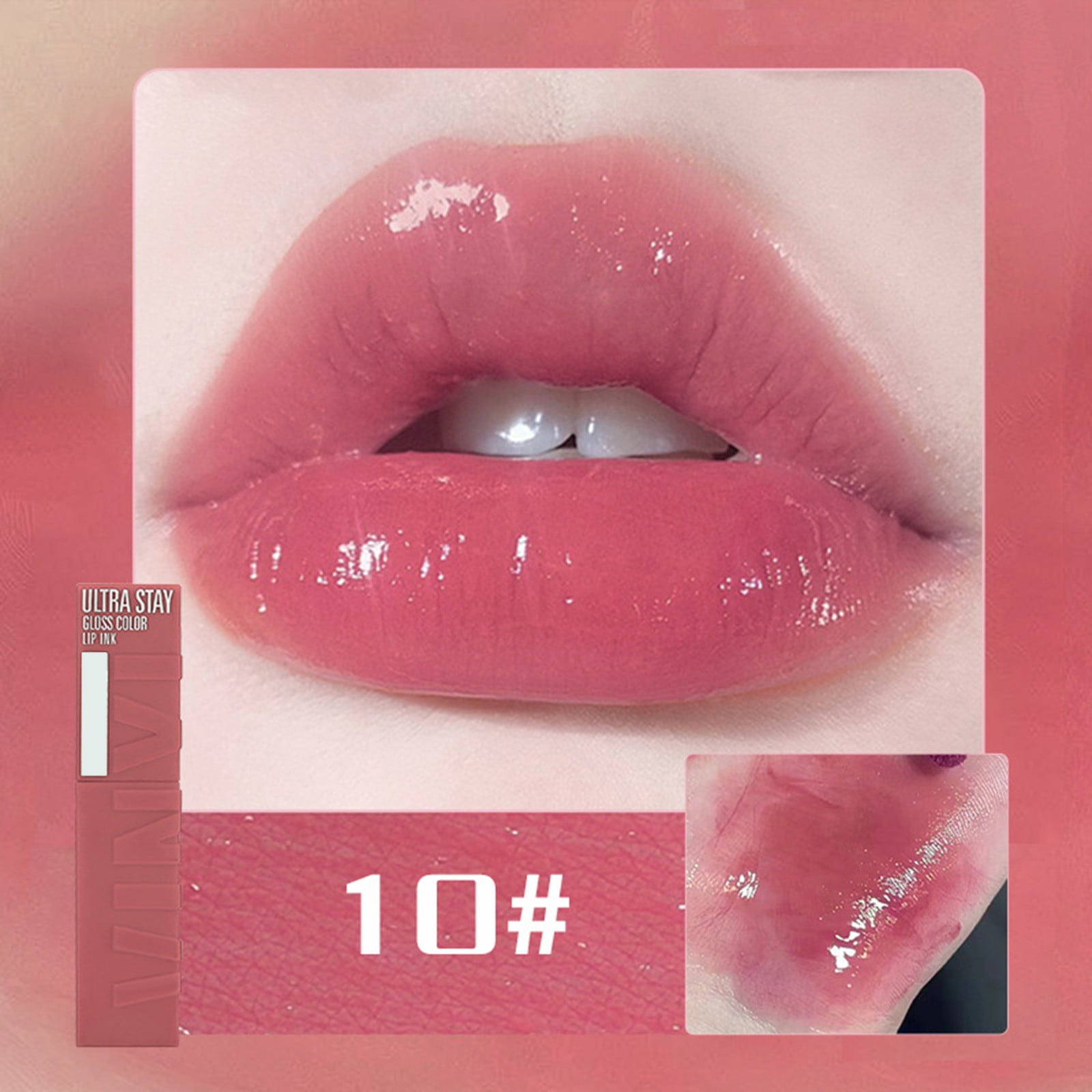 cptfadh Twelve Color Glossy Liquid Lipstick Moisturizing Hydrating ...