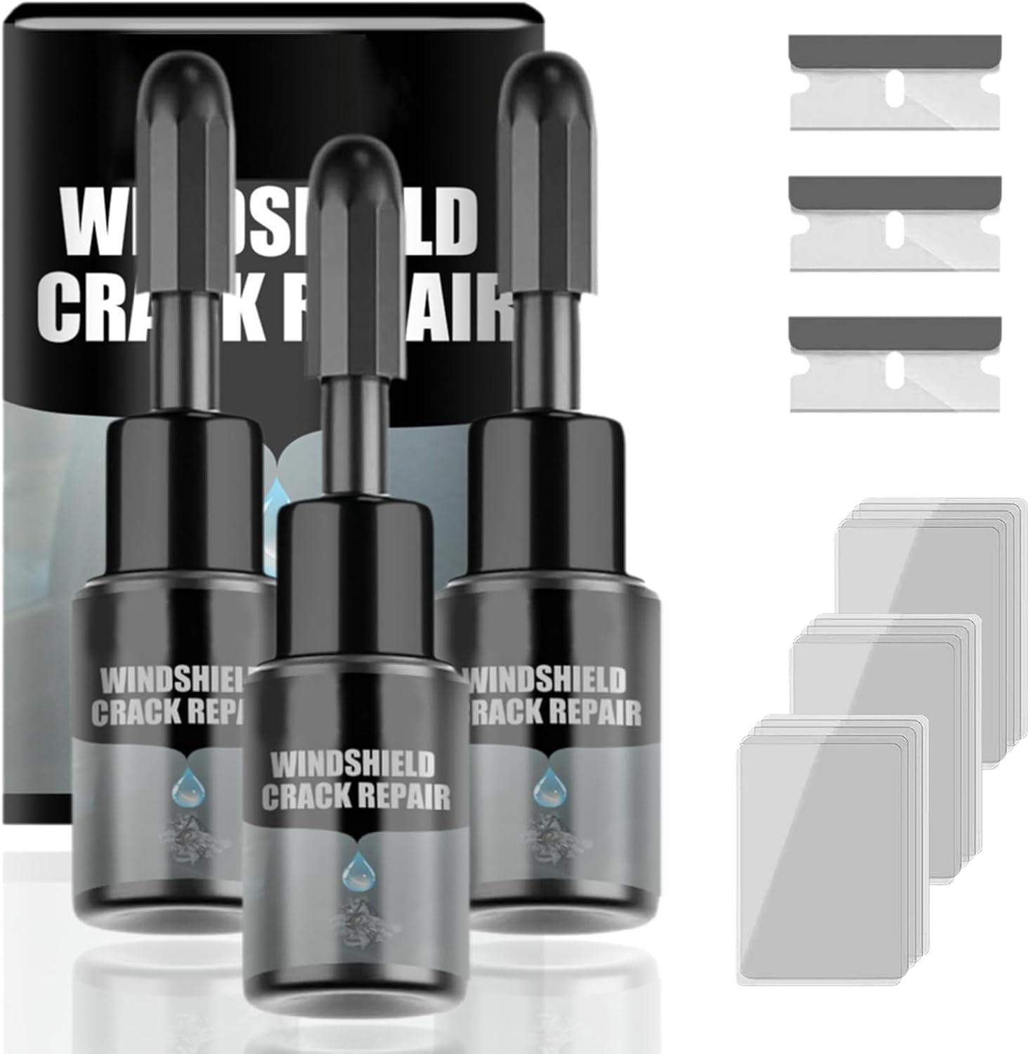 crackfix pro kit, Windshield Glass Crack Repair Fluid, Car Repair Kit ...
