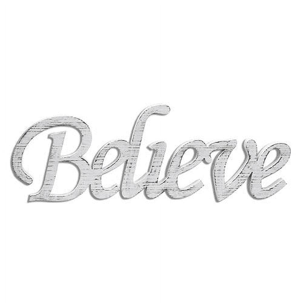 craft House Designs Believe Script Hanging Sign - Walmart.com