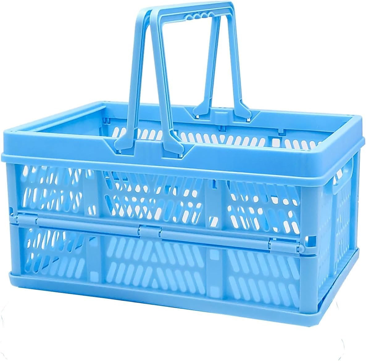 crates for storage,plastic baskets for organizing,collapsible shopping ...
