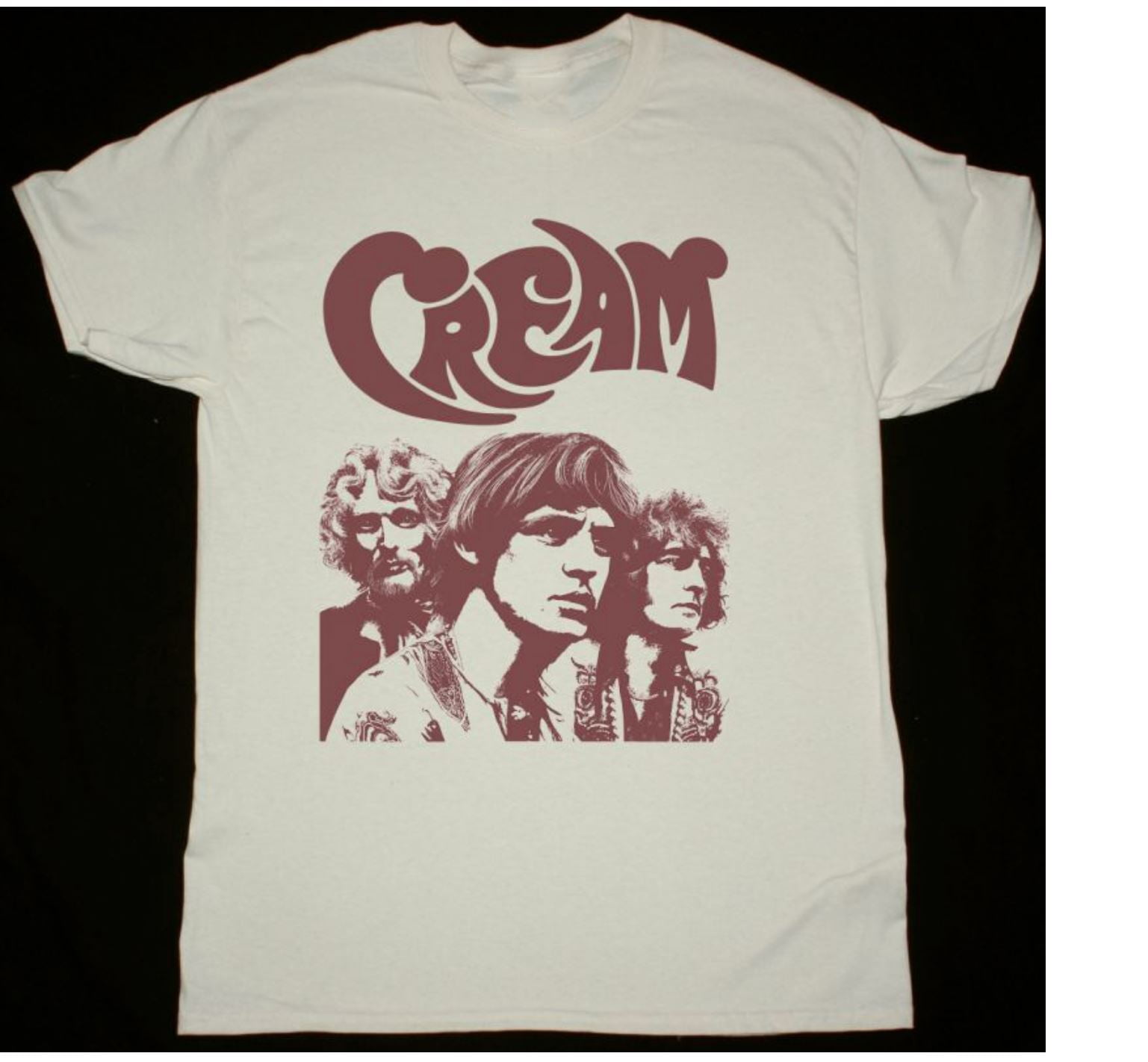 cream band T-Shirt 100% Cotton Tee Best Gift All Size S-5XL - Walmart.com