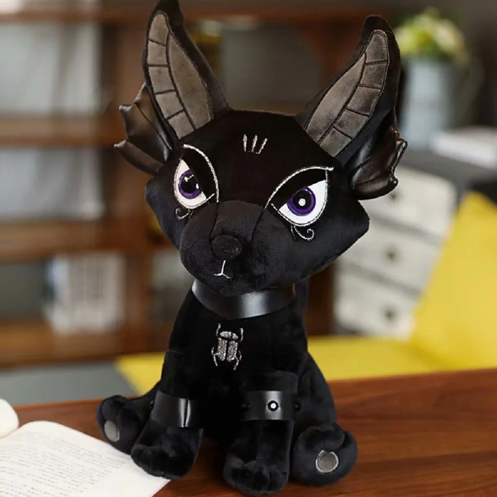 creepy goth bunny Plush Black And White Contrasting Crazy Rabbit Spooky ...