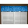 crinkle taffeta window valance 52 wide turquoise - Walmart.com