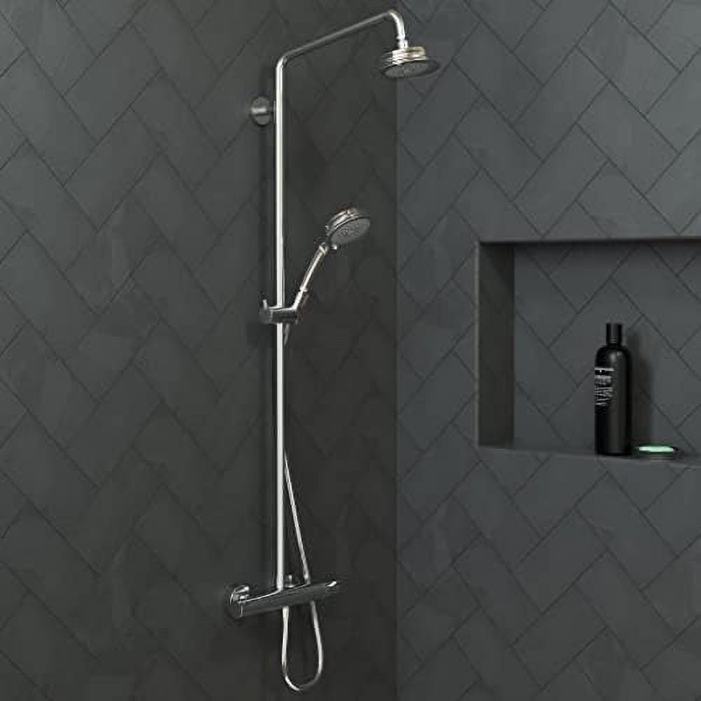 Croma 100 Classic 5 Inch Showerhead Low Flow Classic 3 Spray Full
