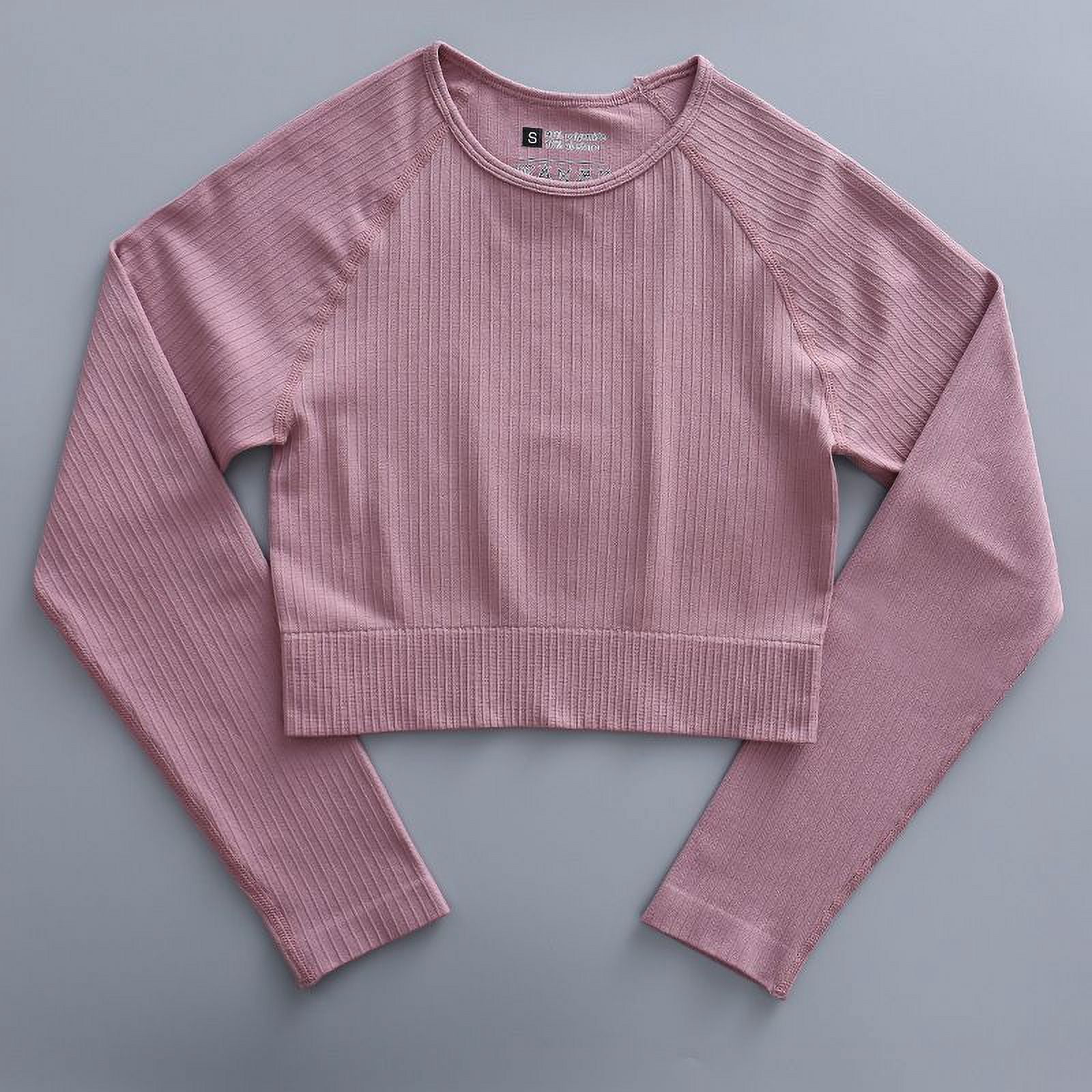 cross-border long-sleeved seamless tight-fitting fitness suit for women ...