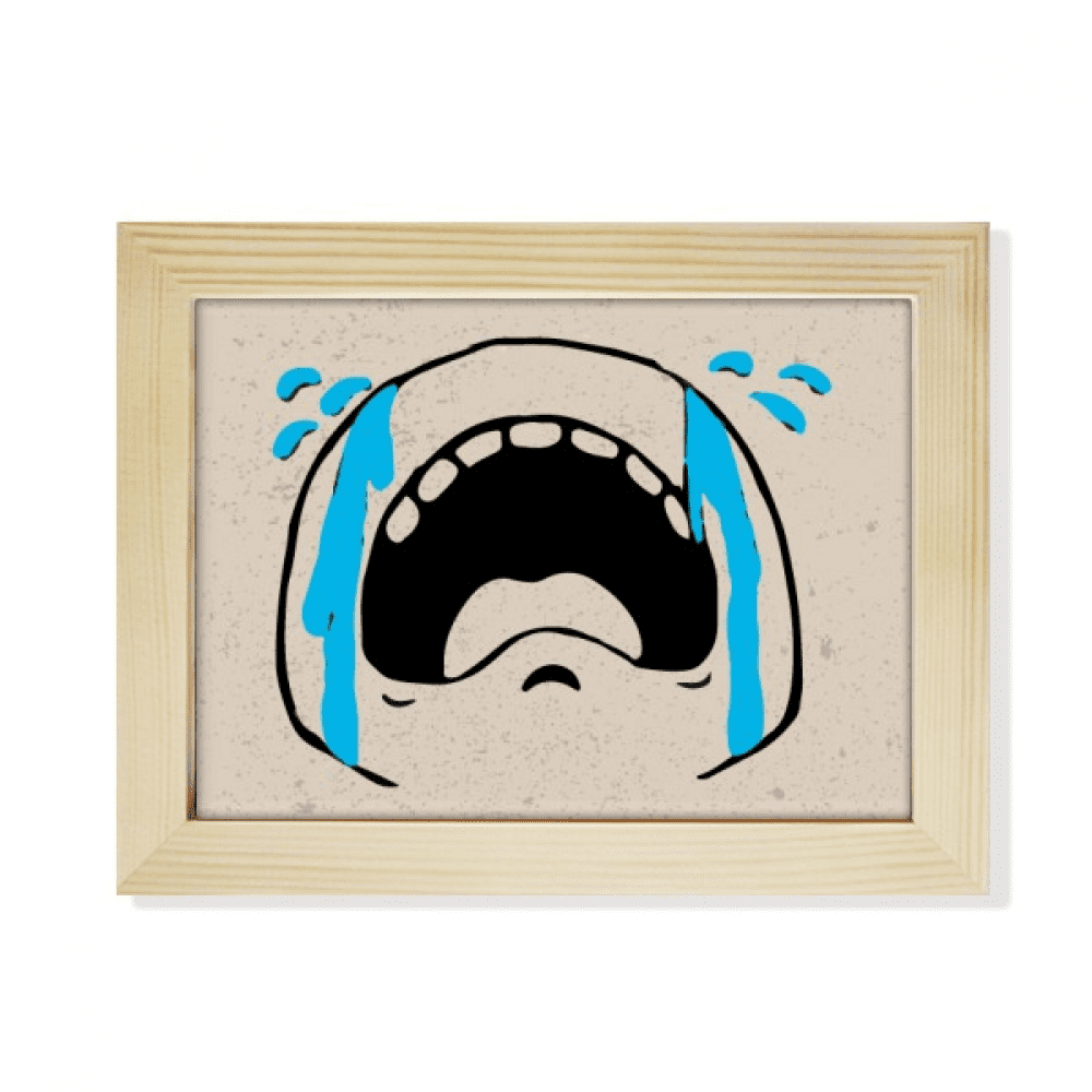cry loudly sad fcartoon desktop photo frame picture art decoration ...