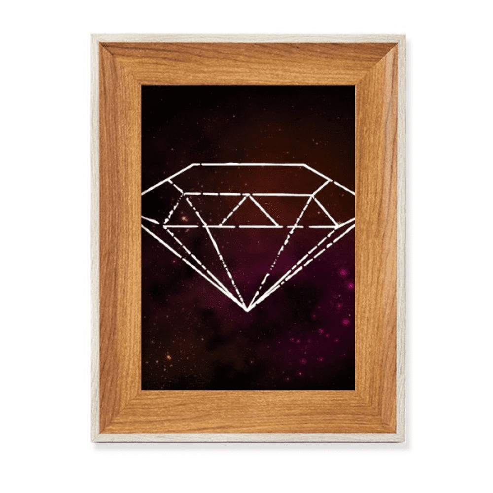 crystal universe fantasy red desktop wooden photo frame display picture ...