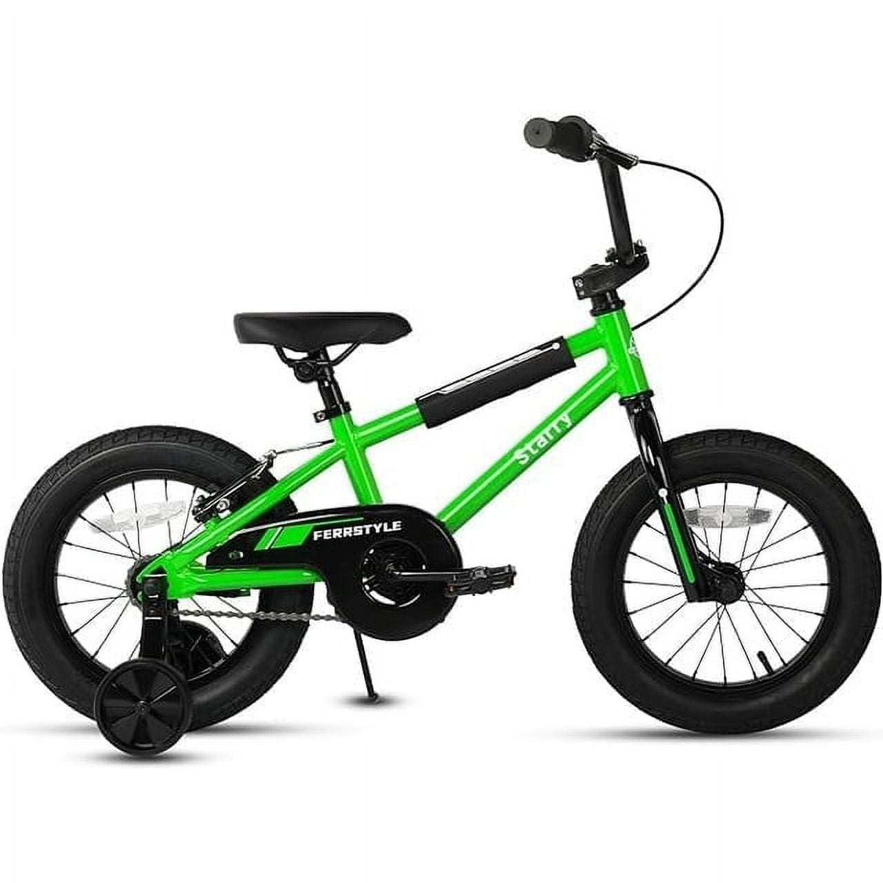 Glerc 18 Inch Little Kids Bike BMX Style Bicycle with Training Wheels ...
