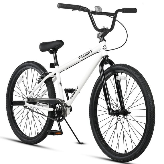 cubsala 24 Inch BMX Race Bike Trident Bicycles Beginner-Level to Advanced Riders with 2 Pegs ...