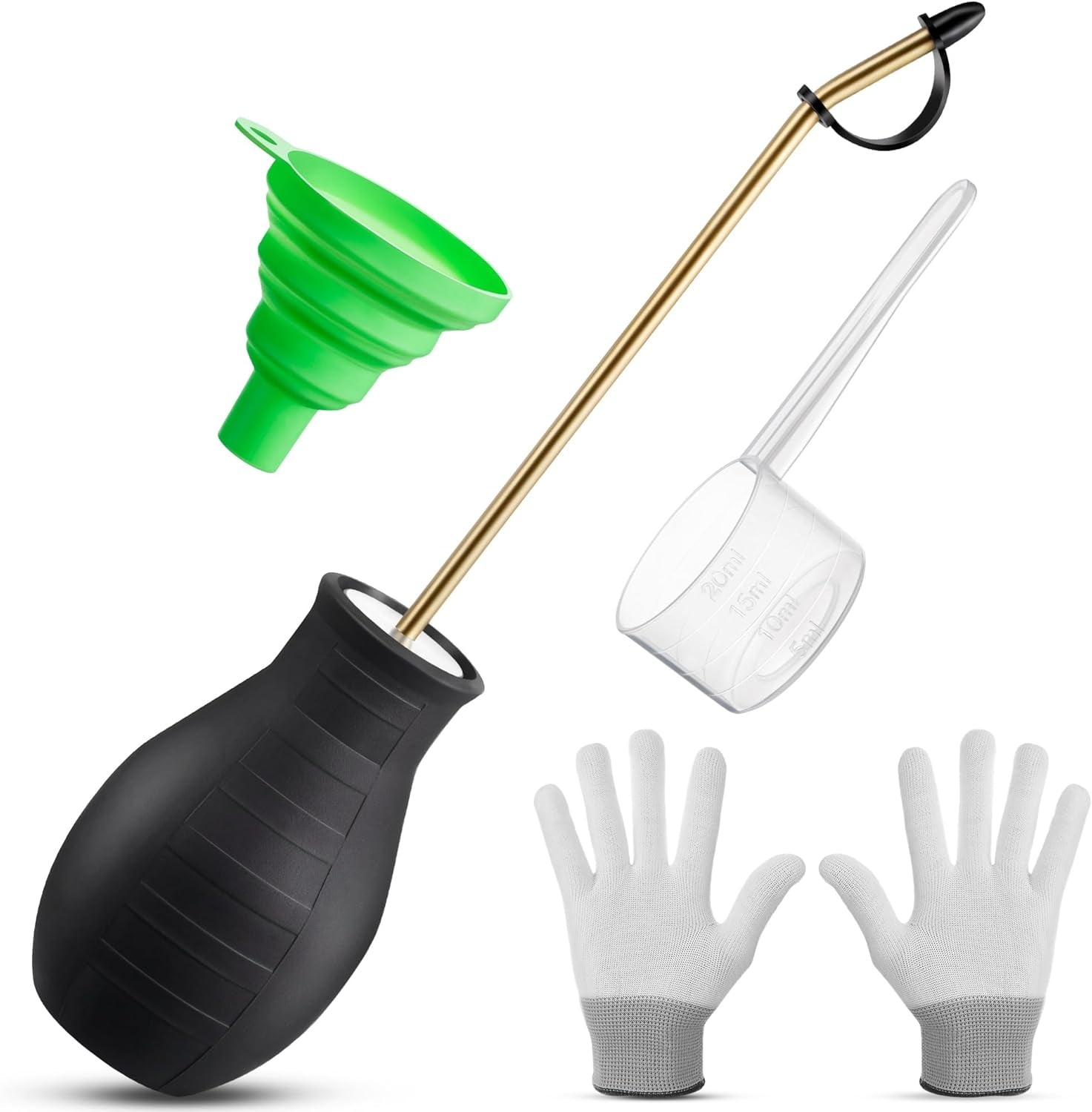 cugvbin Qualirey Diatomaceous Earth Powder Duster Garden Powder ...