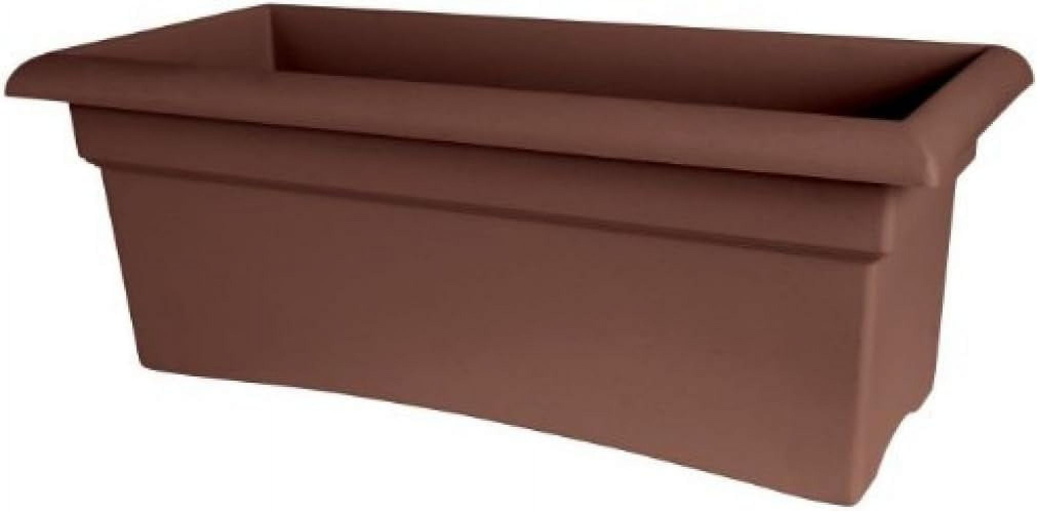 cugvbin Veranda Rectangle Deck Planter 26" - Terra Cotta - Matte Finish ...