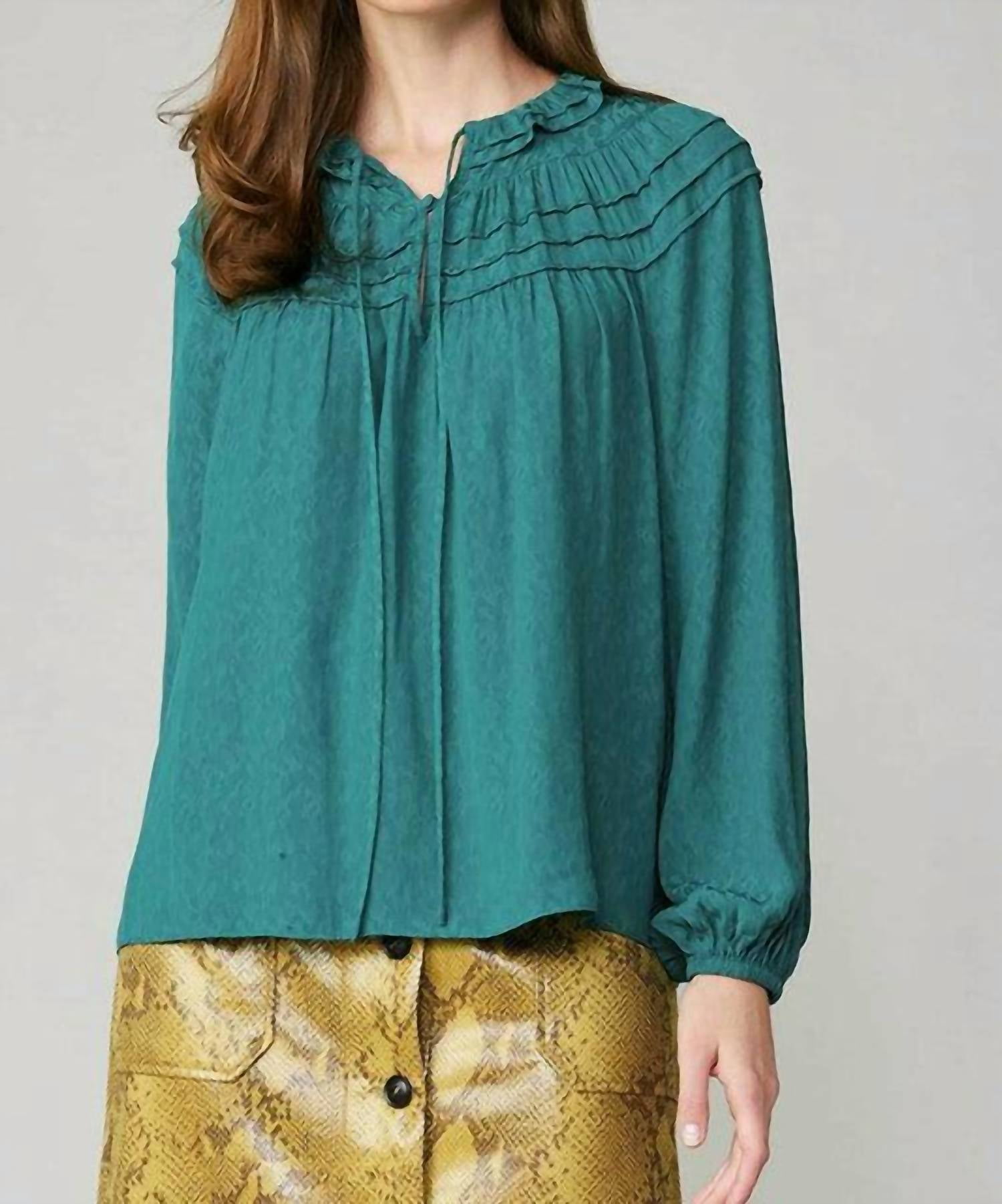 current air Long Sleeve Split Neckline Top - Walmart.com