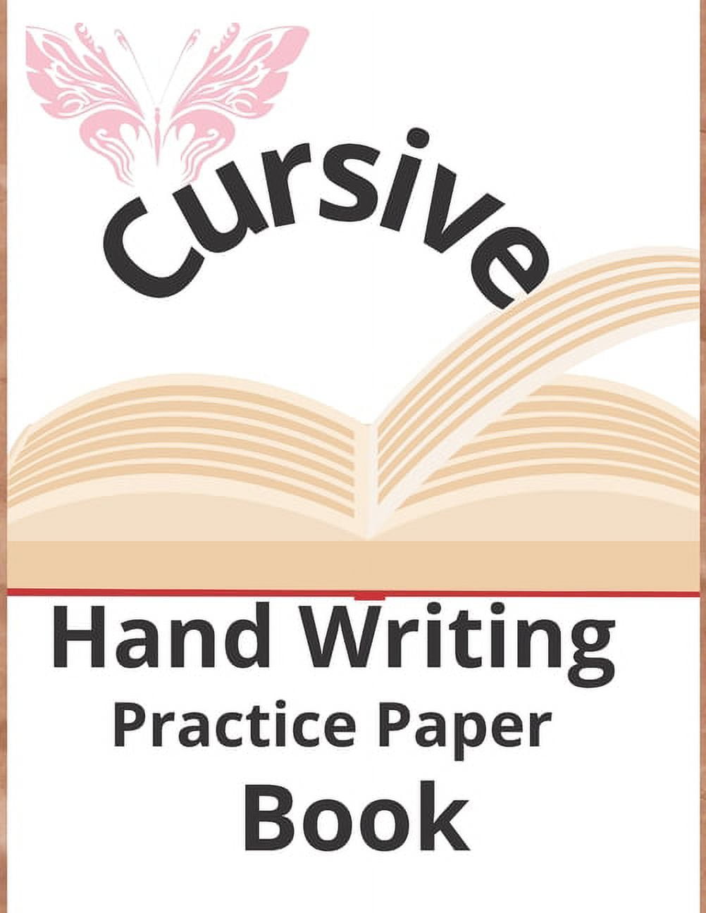 cursive hand writing practice paper book: activity book - Walmart.com