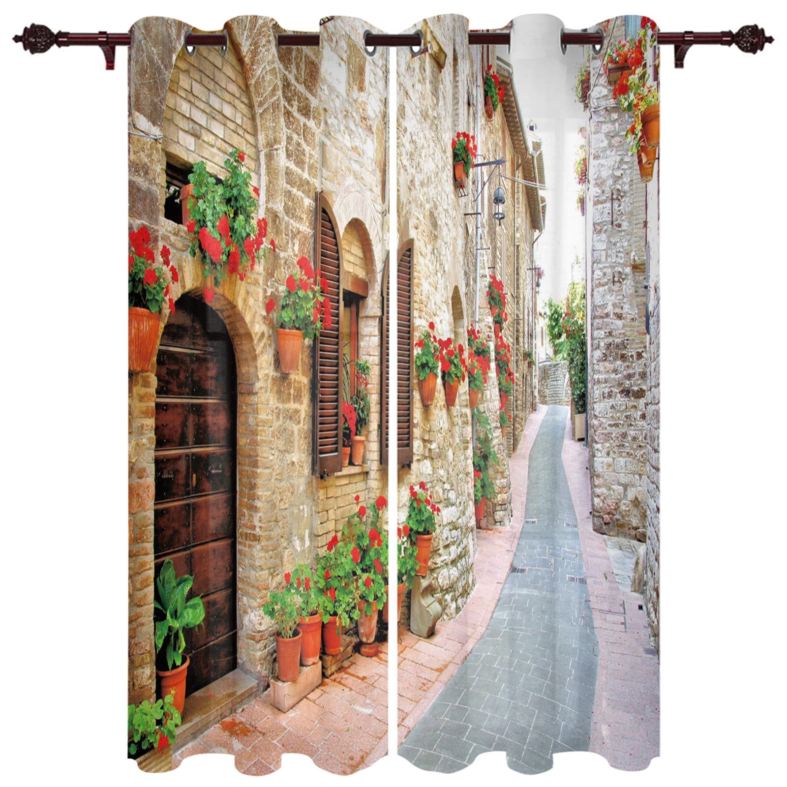 curtains blackout The Sea Golden Gate Bridge 2 panels set - Walmart.com