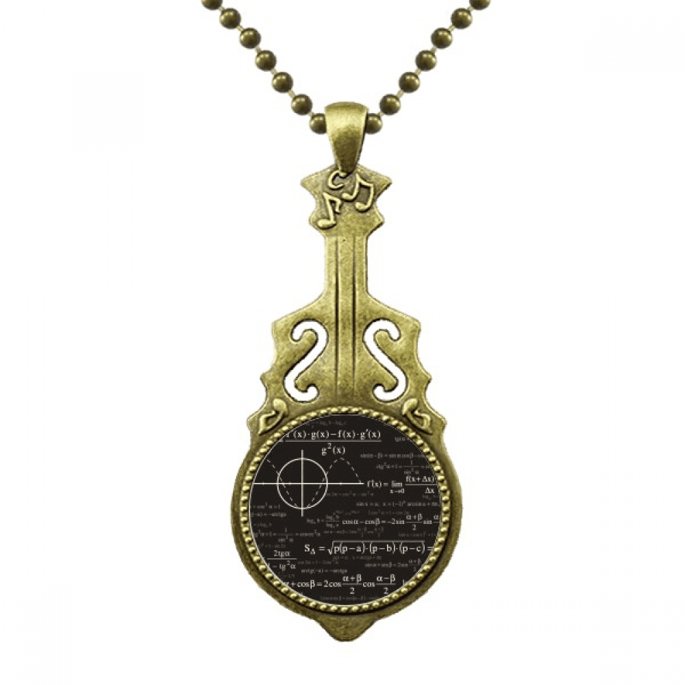 curve graphs mathematical formula calculations necklace antique guitar ...