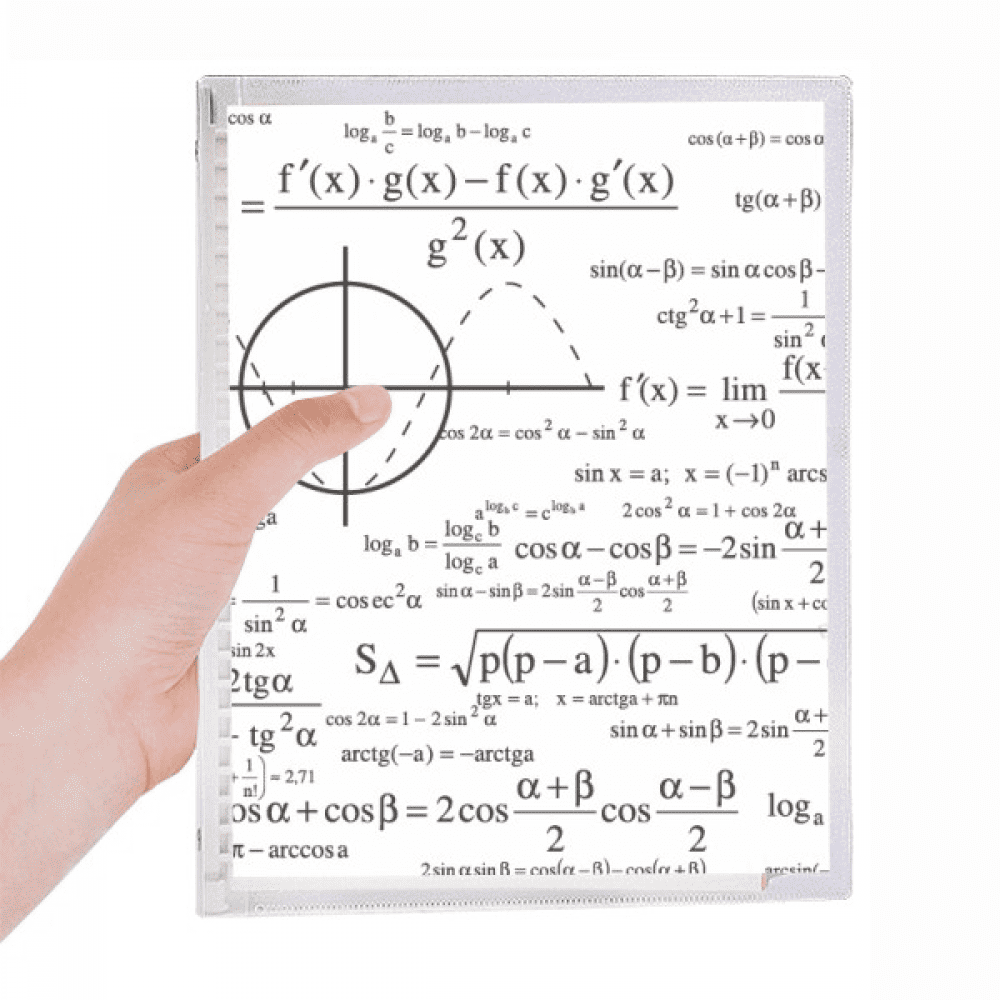 curve graphs mathematical formula calculations notebook loose diary ...