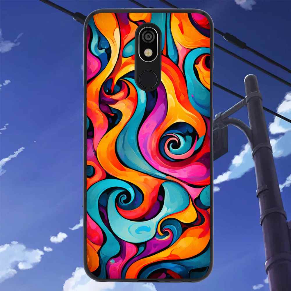 curved-lines-and-organic-shapes-1 phone case for LG Xpression Plus 2 ...
