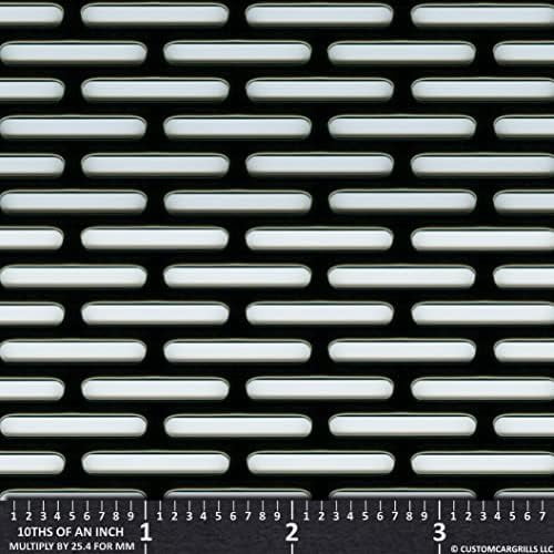 customcargrills 16"x48" Perforated SS (Staggered Slots) Grill Mesh ...