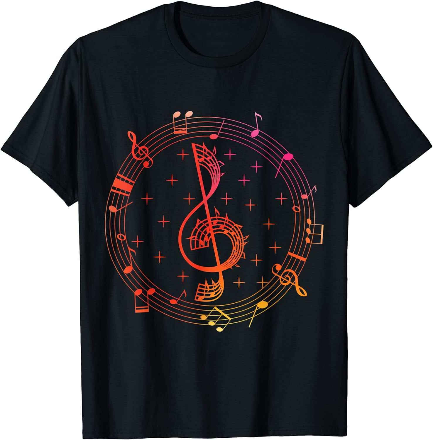 cut music notes clef teacher shirt,musical Notes and Flowers T-Shirt ...