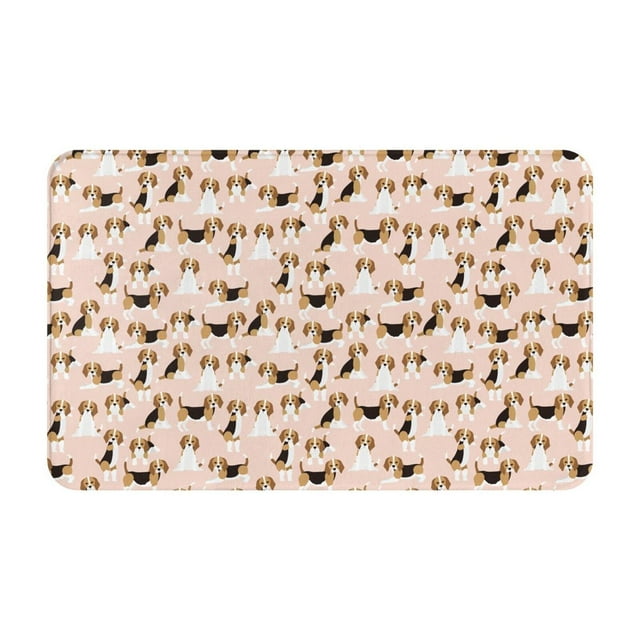 cute Beagle Dog Door Mat for Indoor, Welcome Door Mats Front Entrance ...