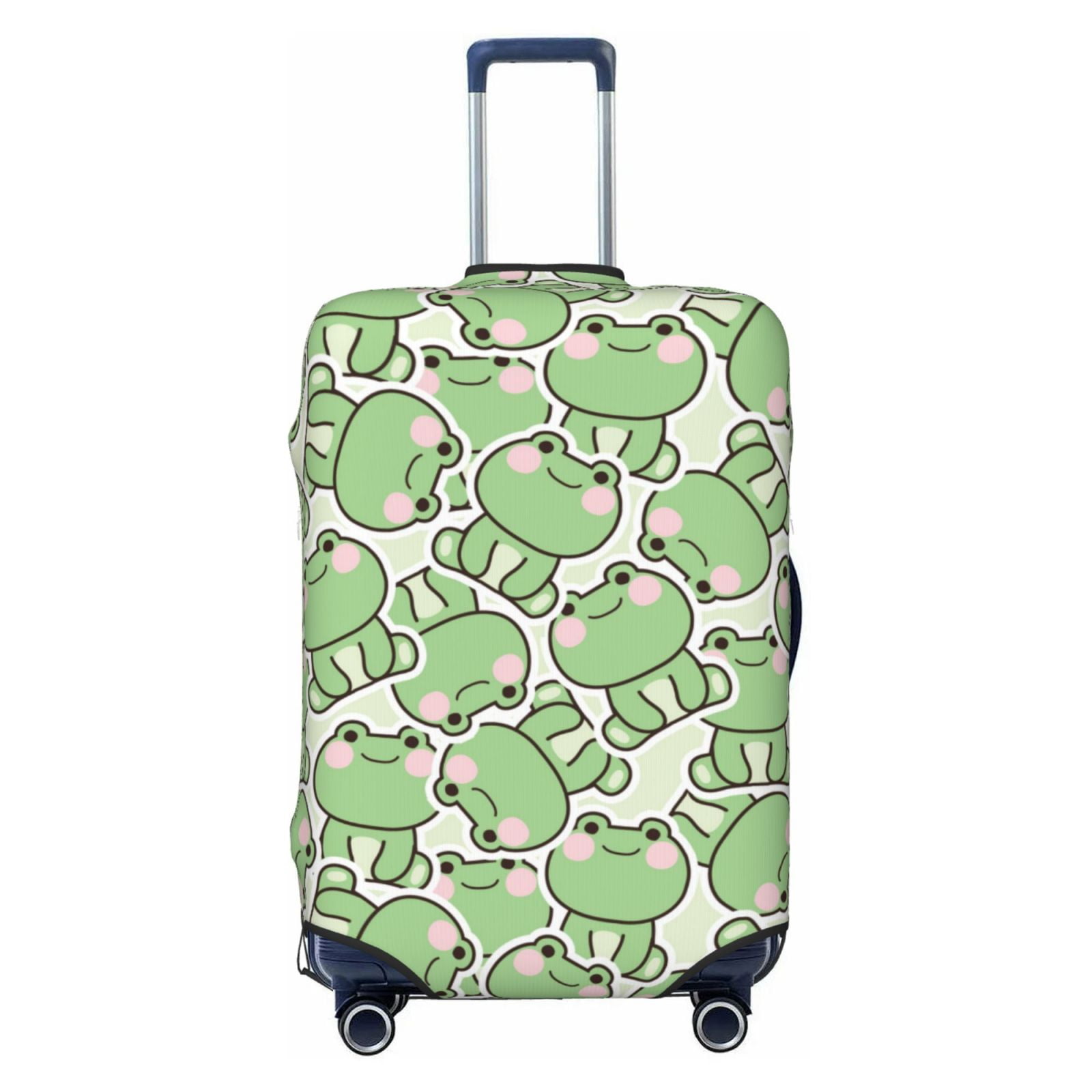 cute frog sitting pose funny Luggage Cover, Suitcase Cover for Luggage ...