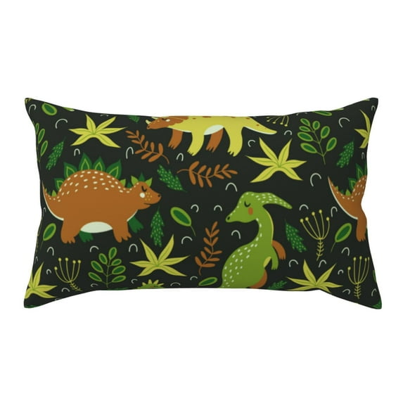cute green Dinosaur leaves King Pillow Cases Standard Size - 20x36in ...