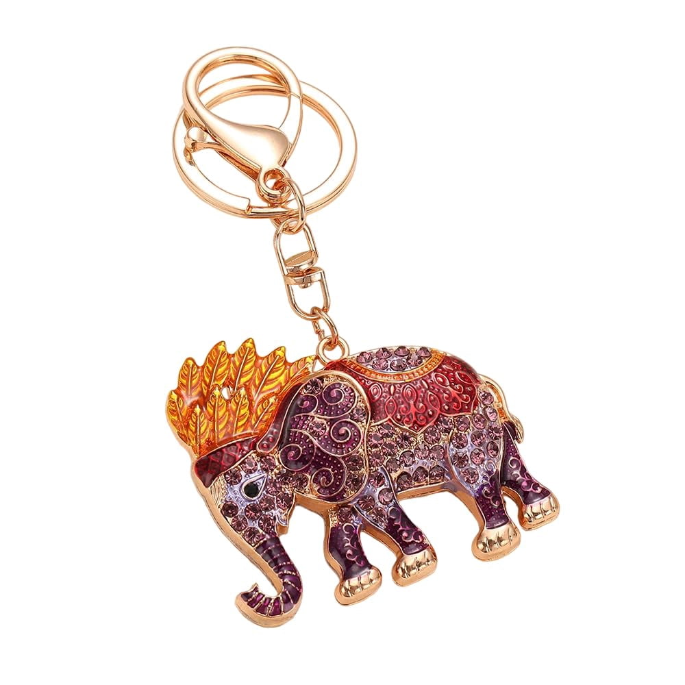 cute keychain,Elephant style keychain,Cute keychain for women’s bags ...