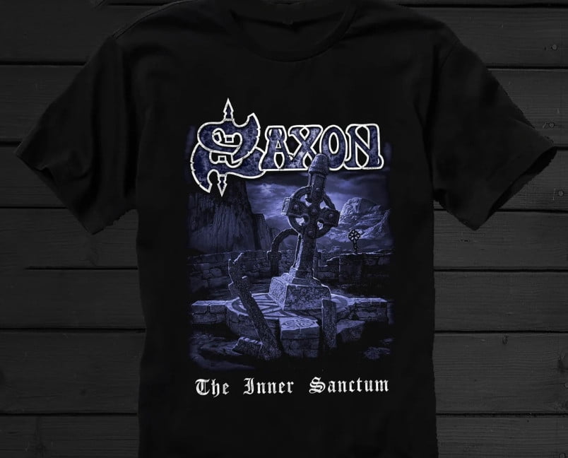 cute, new, SAXON t shirt vintage, gift for dad, new cotton shirt ...