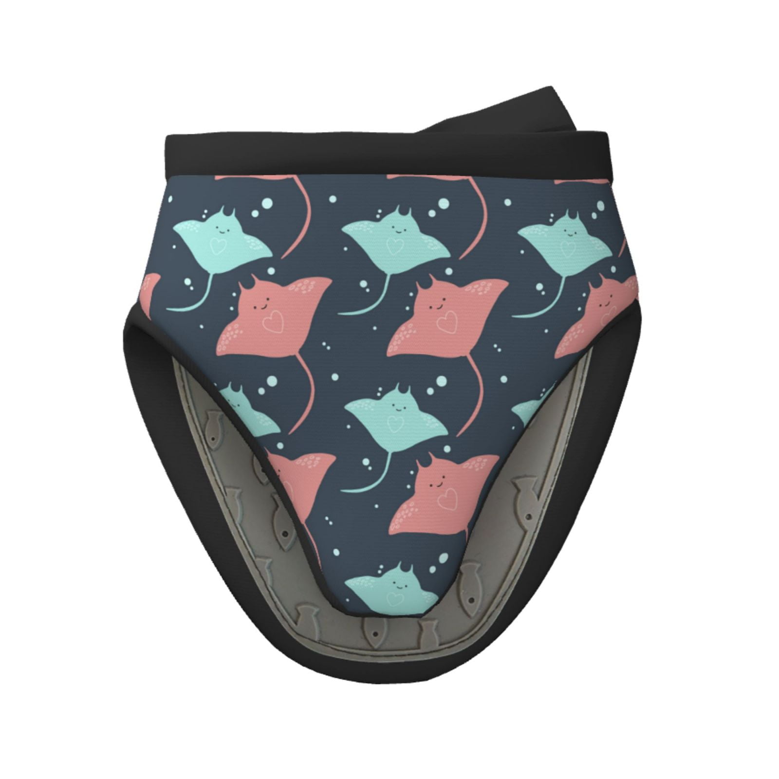 cute stingrays polka dots Oven Mitts Heat Resistant, Soft Lining ...