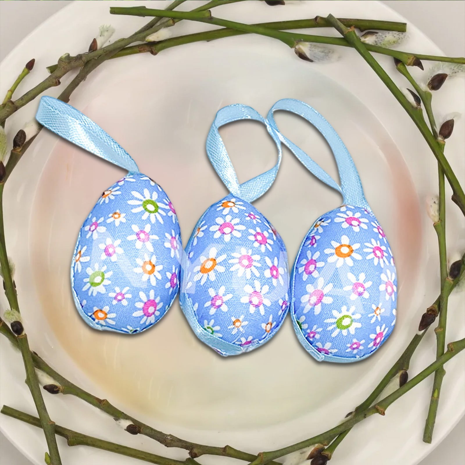 cuyhtdup 3PC Easter Hanging Decorations Diy Painting Simulation ...